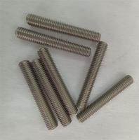 China Titanium Fully Threaded Stud M2 M3 M4 - M12 Pitch 0.5 - 1.25 X40/50/60/100mm for sale