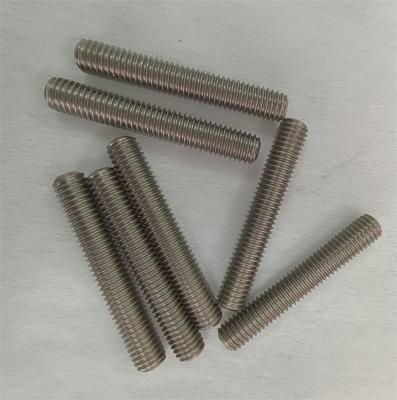China Titanium Fully Threaded Stud M2 M3 M4 - M12 Pitch 0.5 - 1.25 X40/50/60/100mm for sale