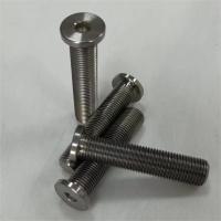 China Titanium Allen Key Flat Head Bolt Fully Thread M6 M8 M10 for Industrial Fastening for sale