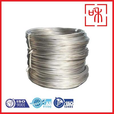 China Titanium Wire GR2 0.06-6mm Diameter High Strength Corrosion Resistant for Aerospace Medical for sale