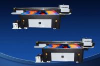 China Customizable Ultrahigh UV Flatbed Printer 10cm Medium Height And 4130 X 2000 X 1300mm Equipment Dimension For Printing for sale