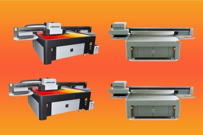 China UV Inkjet Printing Printer Konica 1024I 108 Sqm/hour White Color Light Oil Double Way for sale