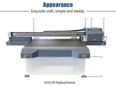 China 1200x2500mm UV LED Flatbed Printer With 50mm-100mm Max Printing USB 3.0 Interface for sale
