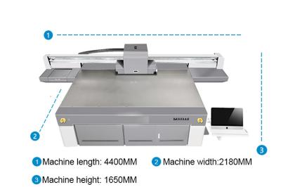 China UV Flatbed Printer With Steel Frame Structure And LED Environmental UV Ink Compatibility for sale