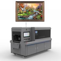 China Ink Capacity 5L Per Color UV Inkjet Single Pass Printer integrated with LED UV Lamp Drying System ensuring production speed for sale