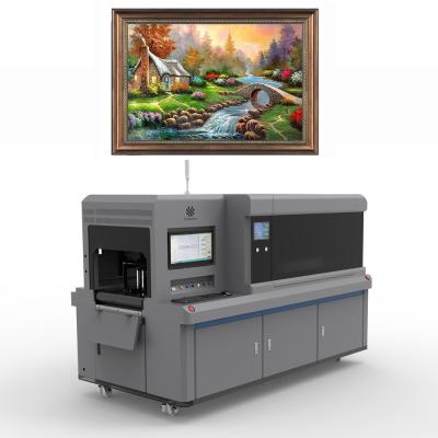 China Ink Capacity 5L Per Color UV Inkjet Single Pass Printer integrated with LED UV Lamp Drying System ensuring production speed for sale
