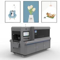 China Single Pass UV Printer with 200 Sqm/H Printing Speed 1200 X 1200 Dpi Resolution and LED UV Lamp Drying System for sale