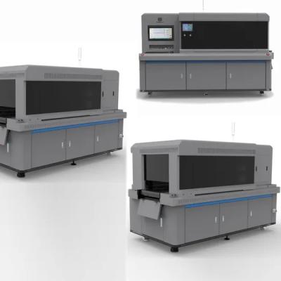 China High Speed Single Pass UV Printer with 200 Sqm/H Printing Speed 1200 X 1200 Dpi Resolution and LED UV Lamp Drying System for sale