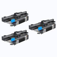 China UV Flatbed Printer for Metal Plastic Glass Wood Ceramics PVC Steel Board Card Phone Case PVC Printing with Visual Positioning Printer for sale