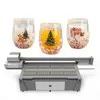 China Cylinder UV Curing Ink Digital Bottle Inkjet Printer All Circular Objects for sale