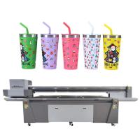 China High Speed Round Cylinder UV Printer 3D Logo Printing Machine Bottle Glass for sale