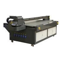 China Industrial UV Flatbed Printer with 30 Square Meters Per Hour Printing Speed and LED UV Lamp Curing for 10cm Medium Height for sale