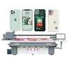 China UV Flatbed Print Wood Glass Poster PVC Plastic UV Inkjet Flatbed Printer Machine with CCD Visual Scanner for sale