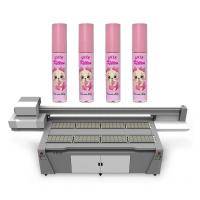 China High Speed Cylindrical UV Printer Round Bottle Printing Machine / Thermos Mug Cup / Conical Cup Printer for sale
