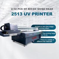 China Large Format 2513 UV Flatbed Printer for Glass Ceramic PVC Board Acrylic Plastic Metal Printing for sale