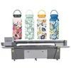China Large Format 2513 Digital Cylinder UV Printer Bottle UV Inkjet Printer Cylindrical UV Printing Machine for Glassware Bottles Can for sale