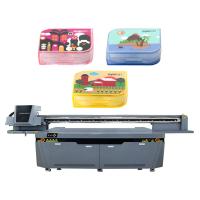 China UV Flatbed Digital Large Format Inkjet Machine Printing on Glass Wood Acrylic for sale