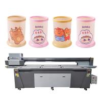 China High-Speed Cylinder UV Inkjet Printer Precision Rotary Printing for Bottle for sale