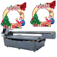 China Large Format Flatbed UV Printer for Glass Wood PVC Leather Inkjet UV Printer PVC Card Made Durable Plastic Metal for sale