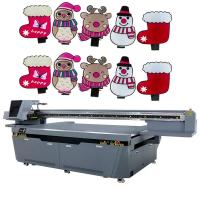 China Large Format Flatbed UV Printer for Glass Wood PVC Leather Inkjet UV Printer PVC Card Made Durable Plastic Metal for sale