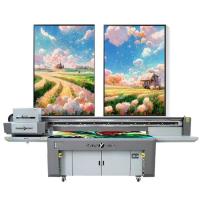 China 7.5CPI Printing Speed UV Flatbed Printer with 10cm Medium Height and Multi-Colour Printing for sale