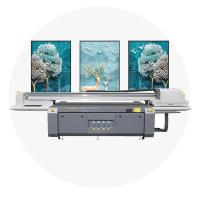 China High-Speed 30 Square Meters Per Hour UV Flatbed Printer with Multi-Colour Printing and LED UV Lamp Curing for sale
