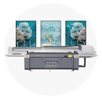 China UV Flatbed Printer UV Printing Machine with High Speed Samples Inkjet Printers for sale