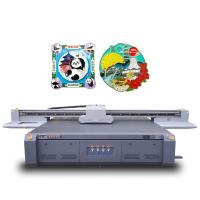 China UV Flatbed Printer for Wood Acrylic Glass Metal PVC Board Plastic Leather for sale
