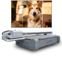 China Large Format UV Printer 3220 UV Flatbed Printer for Acrylic Glass Wood Advertising Wood PP PVC Board Print CCD for sale
