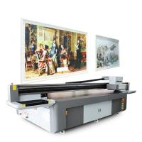 China Large Format Flatbed UV Printer for Glass Wood Metal Printing for sale