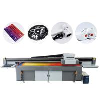 China Large Format Flatbed UV Printer for Glass Wood Metal Printing for sale