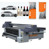 China Print Head Wide-Format Printing Acrylic Wood Phone Case UV Flatbed Printer for sale