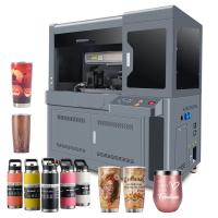 China High Speed Rotary UV Printer for Personalized Plastic Bottle Designs for sale