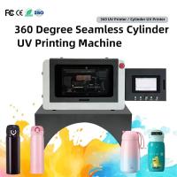 China High Speed Cylindrical 360 UV Printer for Water Bottle / Can / Mug Printer for sale
