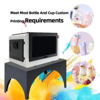 China High Speed Cylindrical 360 UV Printer for Water Bottle / Can / Mug Printer for sale