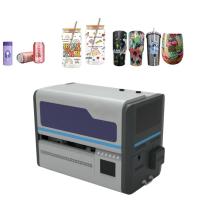 China LED UV Bottle Printer 360 with 6 Color for Bottle Cans Glass for sale