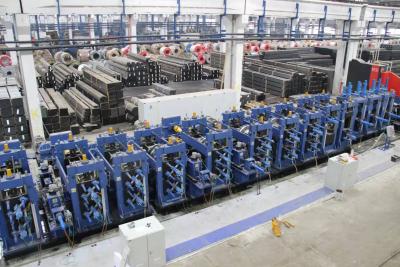 China 300x300x16mm Galvanized Steel Square Pipe High Frequency Welded Pipe Mill for sale