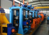 China Blue Tube Mill Machine 60m/min 4.5mm Carbon Steel Pipes 76-153mm for sale