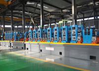 China Blue Carbon Steel Tube Mill Machine 33.7-60.3mm Diameter 70m/min for sale