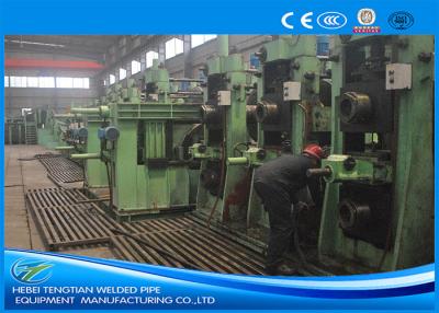 China Carbon Steel Square Tube Mill 100-250mm Adjustable Size High Frequency Welding for sale