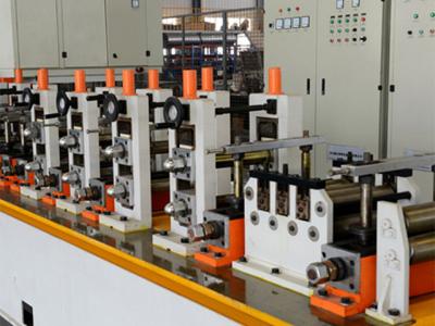 China High Efficiency 16-50.8mm Steel Pipe Making Machine with PLC Control for sale
