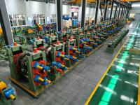 China 4mm Carbon  ERW Pipe Mill Tube Making Machine 70 M Min for sale