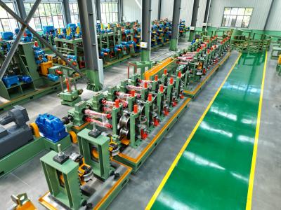China 10-50mm Steel Pipes CNC Automatic Pipe Mill Machine for sale