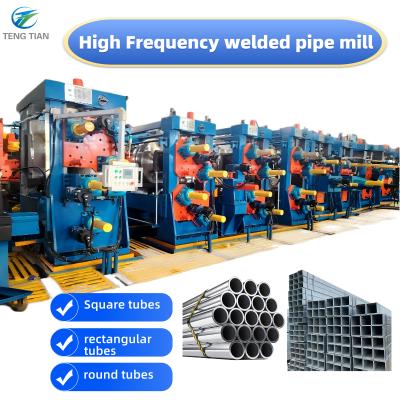 China CE Certified HF Pipe Mill PLC Control Quick Die Change Φ50-140x6.0mm 60m/min Energy-Saving Mass Production for sale