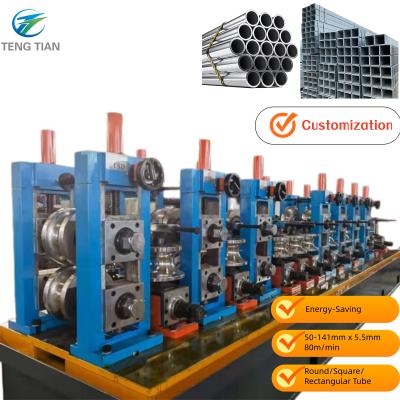 China HG140 CE Approved HF Welded Pipe Machine PLC System Fast Die Change Φ50-140x6.0mm 60m/min Energy Efficient for sale