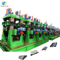 China Heavy Duty ERW Pipe Mill High Frequency Carbon Steel Welded Tube Production Line for sale