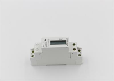 China 120V/220V/230V Single Phase DIN Rail Smart KWH Energy Meter LCD display for sale