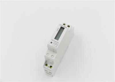 China 220V/230V Single Phase DIN Rail Smart KWH Energy Meter LCD display for sale