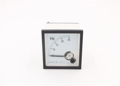 China 72*72mm Series Analog Panel Meter Frequency Meter AC 45-65Hz Moving Iron Type for sale