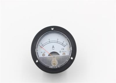 China ABS Plastic Analog Panel Amp Meter Safety Frequency Round Amp Meter for sale